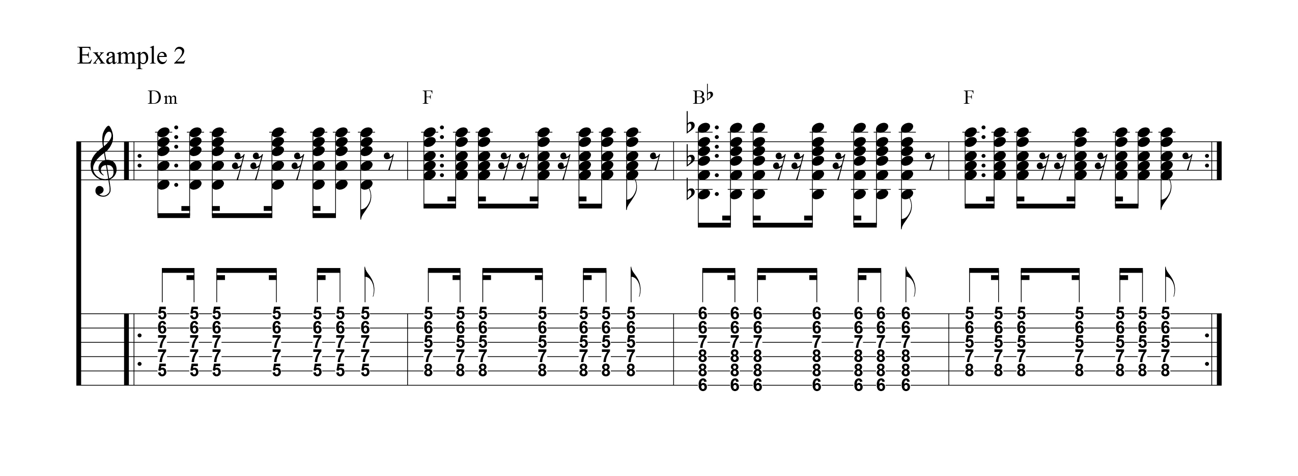 90's Style Acoustic Rock Guitar Rhythms